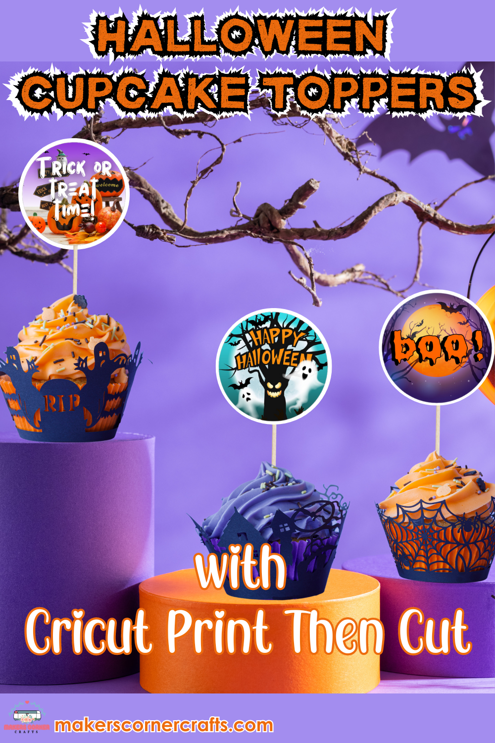 Free Printable Halloween Stickers: Perfect for Cupcake Toppers and more ...